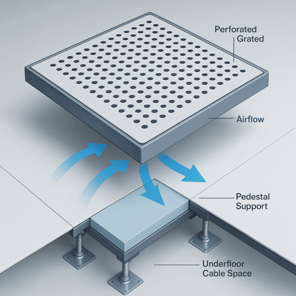 Raised Access Flooring Philippines | Cable Management & Data Center Floors